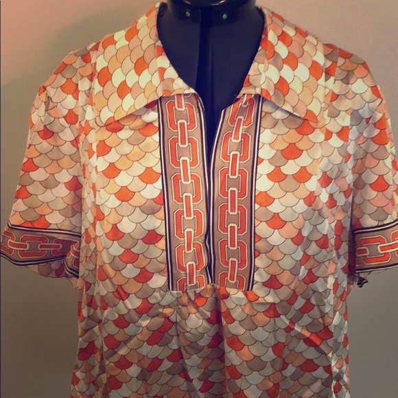 ECI | Tops | Eci Silk Stretch Blouse Extra Large | Poshmark